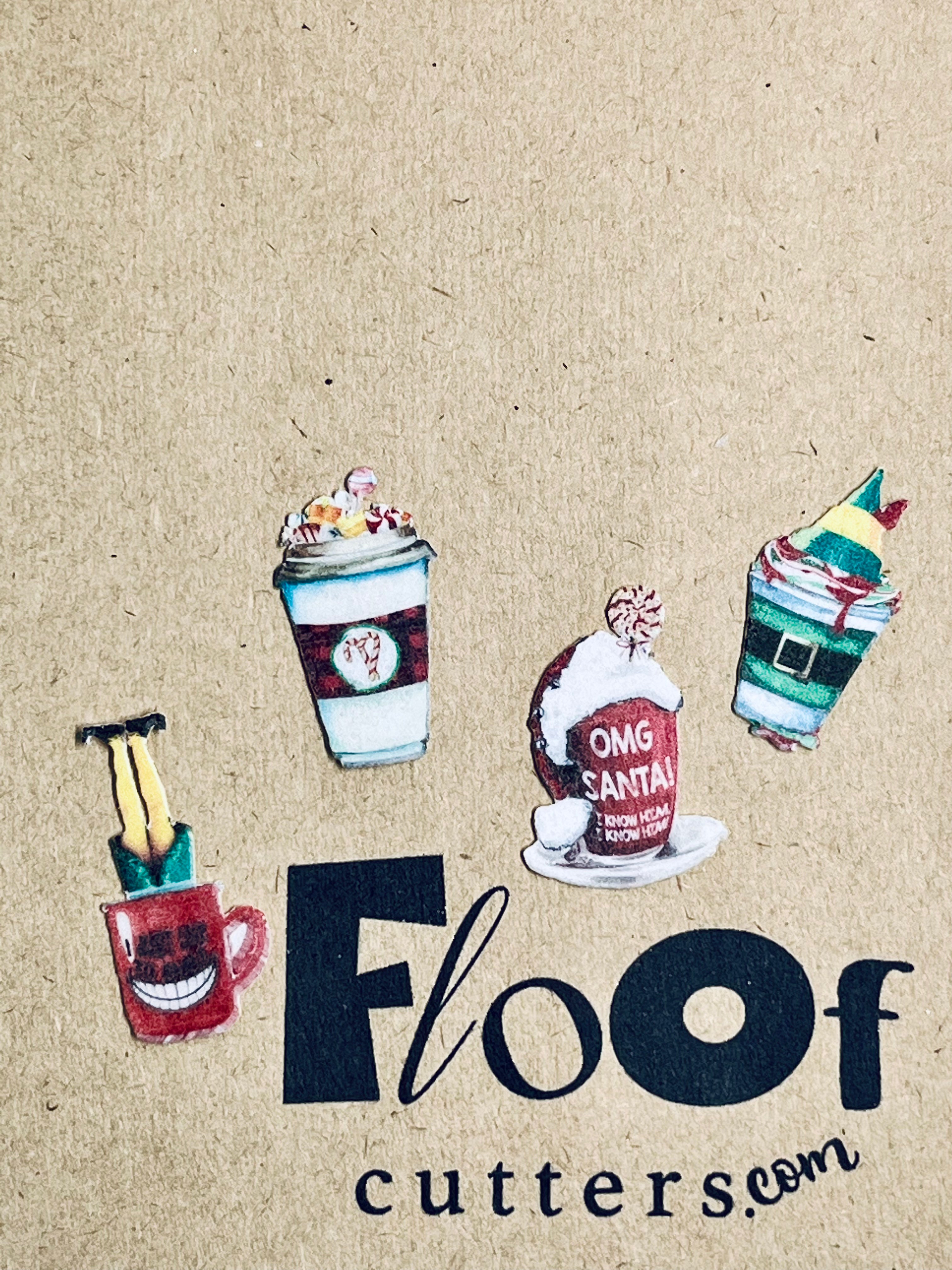 Elf Cocoa Edible Toppers Floof Cutters