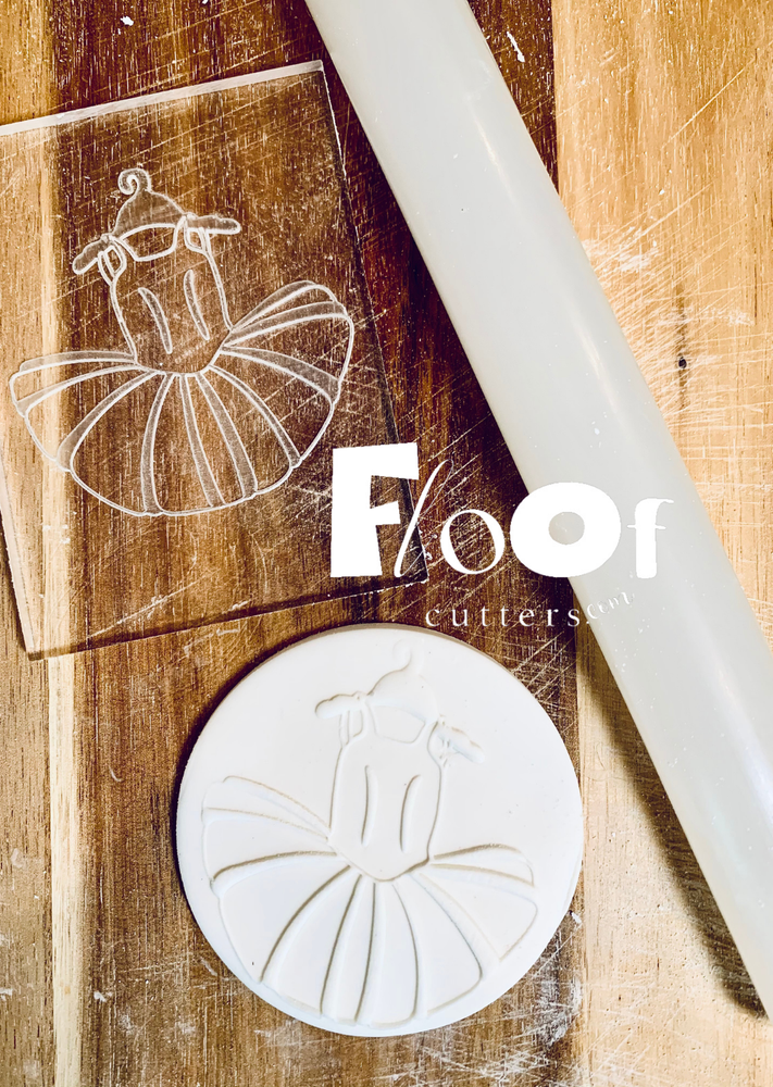 Ballerina Dress Pop Ups Embossing Plate – Floof Cutters