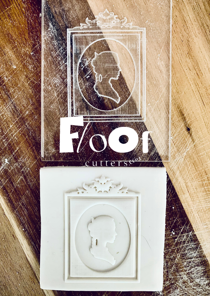 Female Cameo Pop Ups Embossing Plate – Floof Cutters