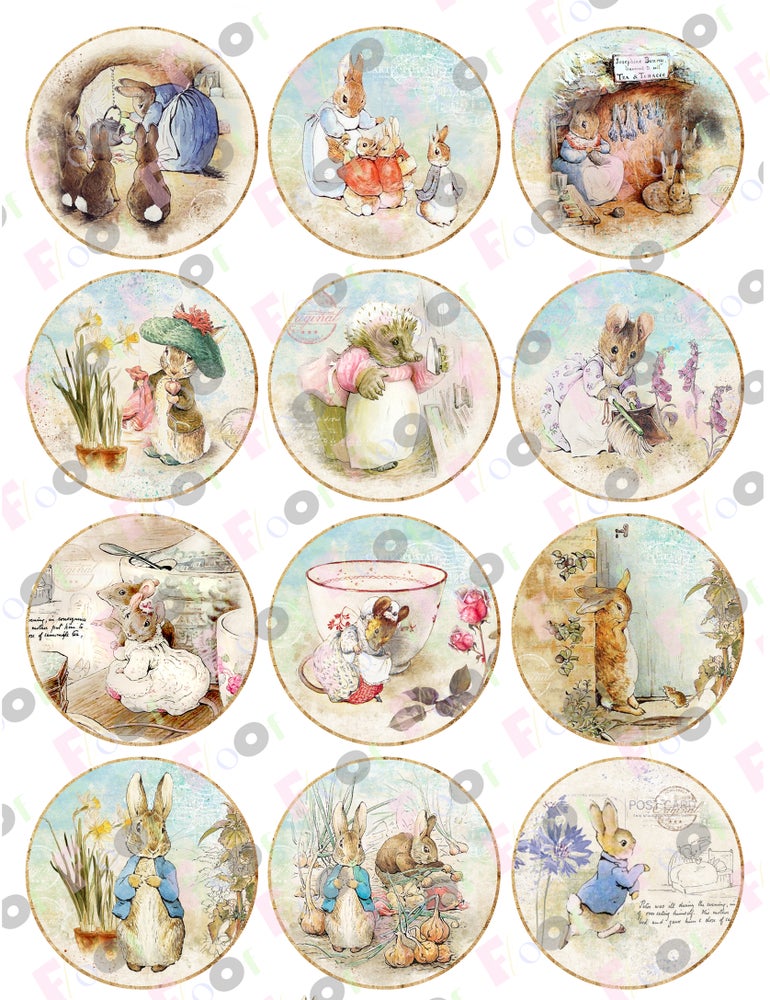 Easter Rabbit Edible Designs – Floof Cutters