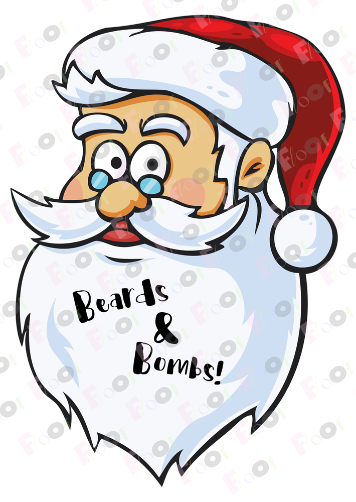 Beards and Bombs Edible Topper – Floof Cutters
