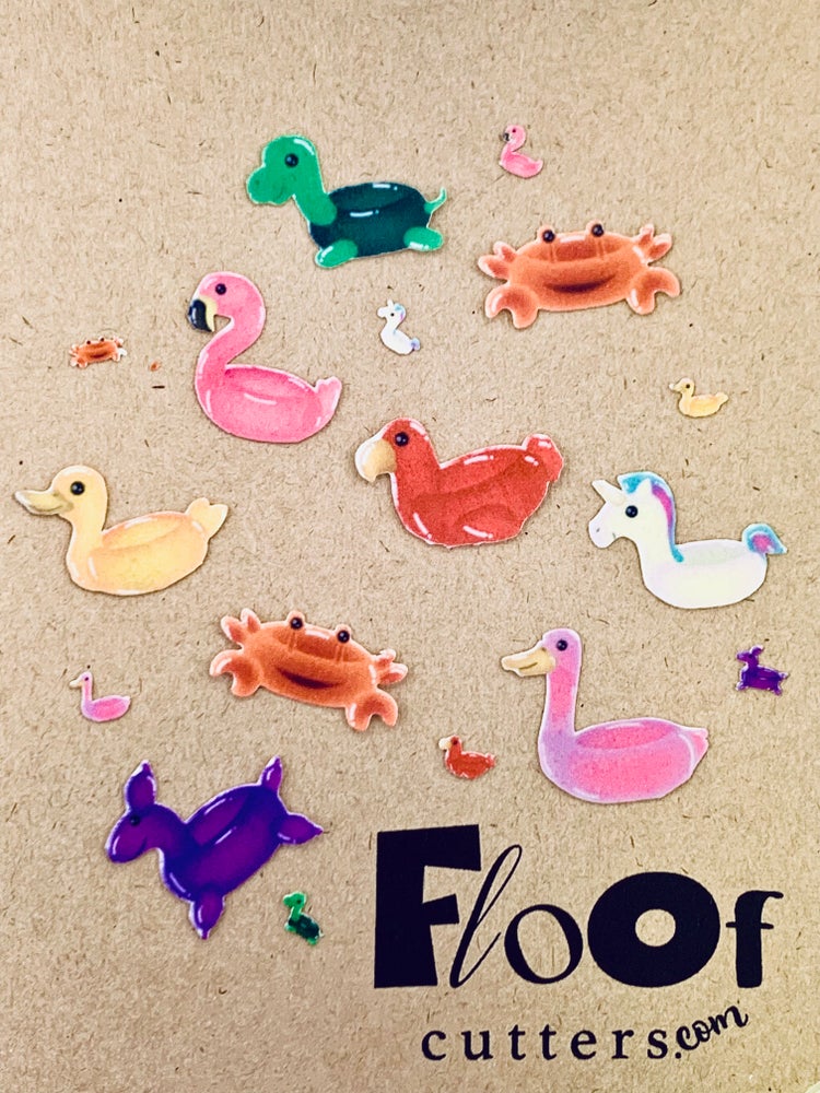My Pool Floaties Edible Confetti and Toppers – Floof Cutters