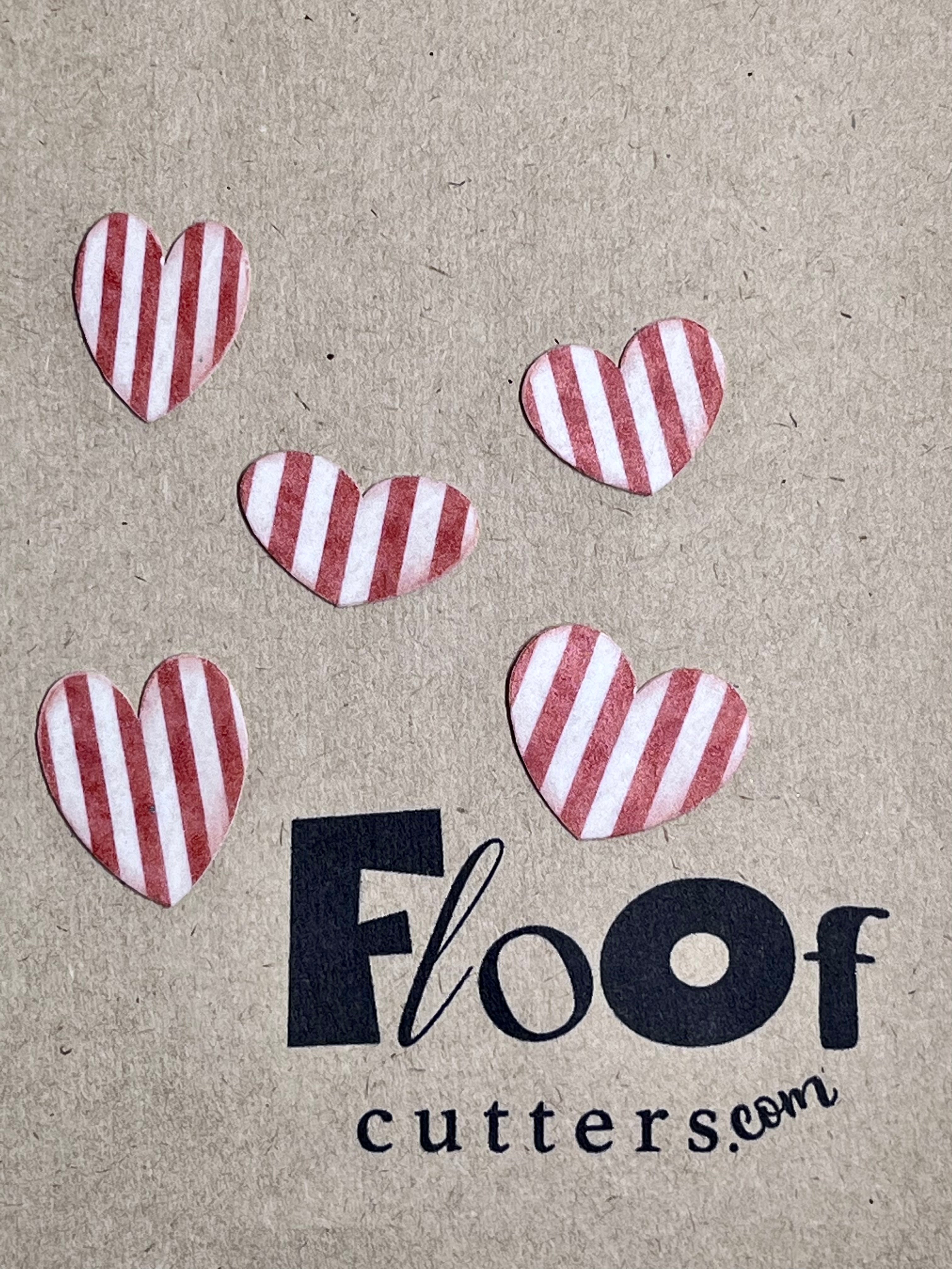 Circus Tent Hearts Edible Toppers – Floof Cutters